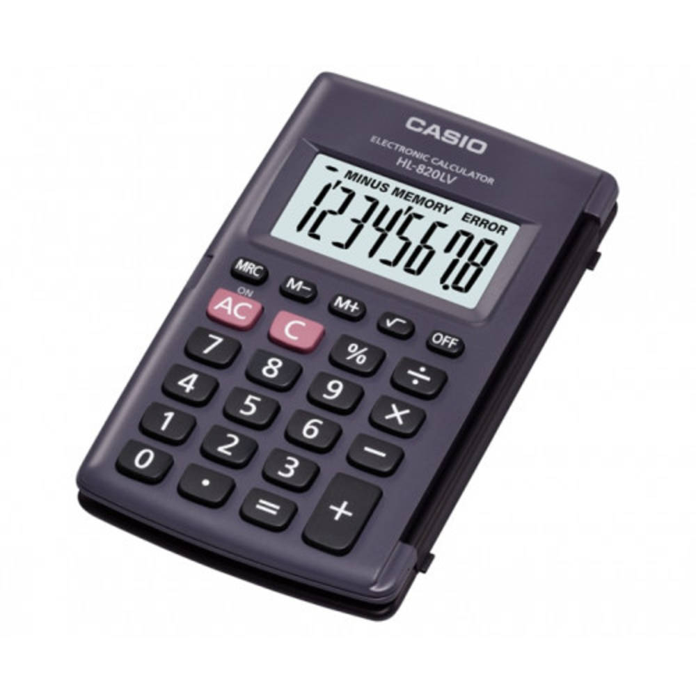 CALCULADORA BOLSILLO 8 DÍGITOS HL-820LV CASIO