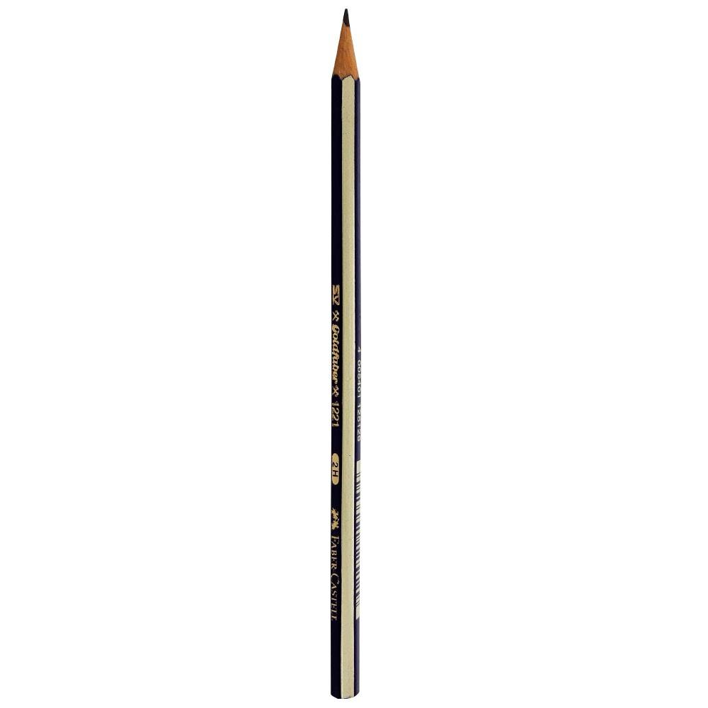LÁPIZ MINA 2H 1221 HEXAGONAL BLISTER 02 UNID GOLDFABER