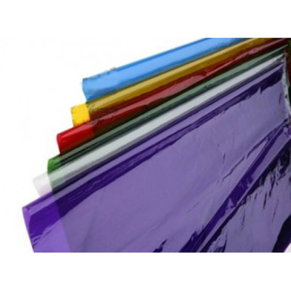 PAPEL CELOFAN 70X100CM 01 UNID AMARILLO