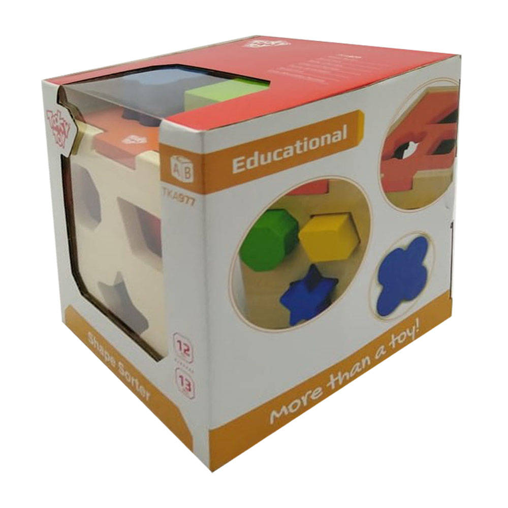 JUEGO DIDÁCTICO CUBO ENCAJE TOOKY