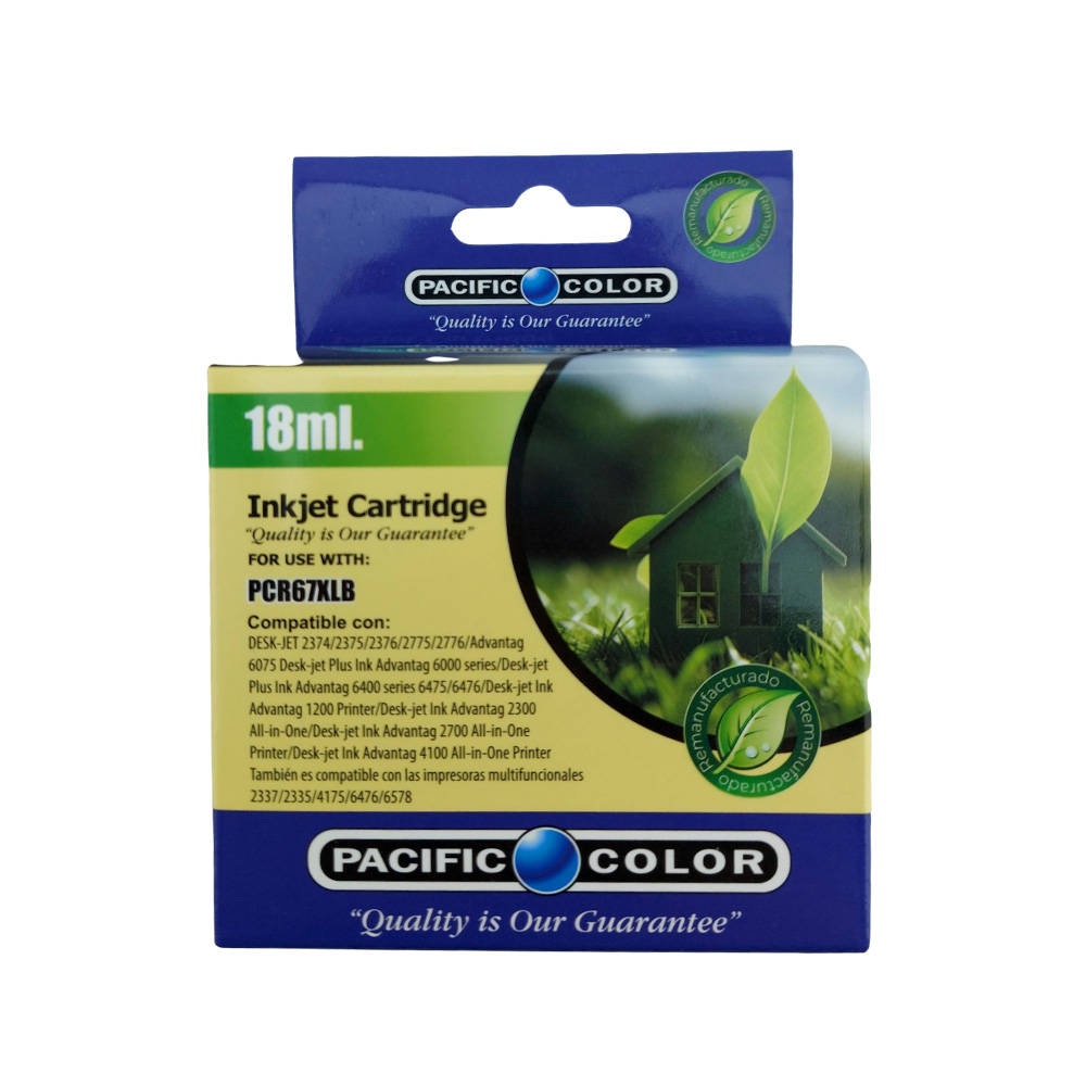CARTRIDGE PCR67XLB BLACK PACIFIC COLOR