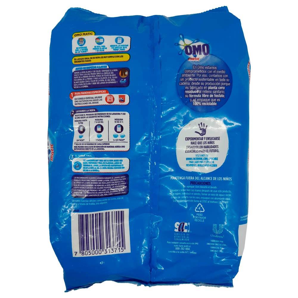 DETERGENTE 800GR OMO MATIC